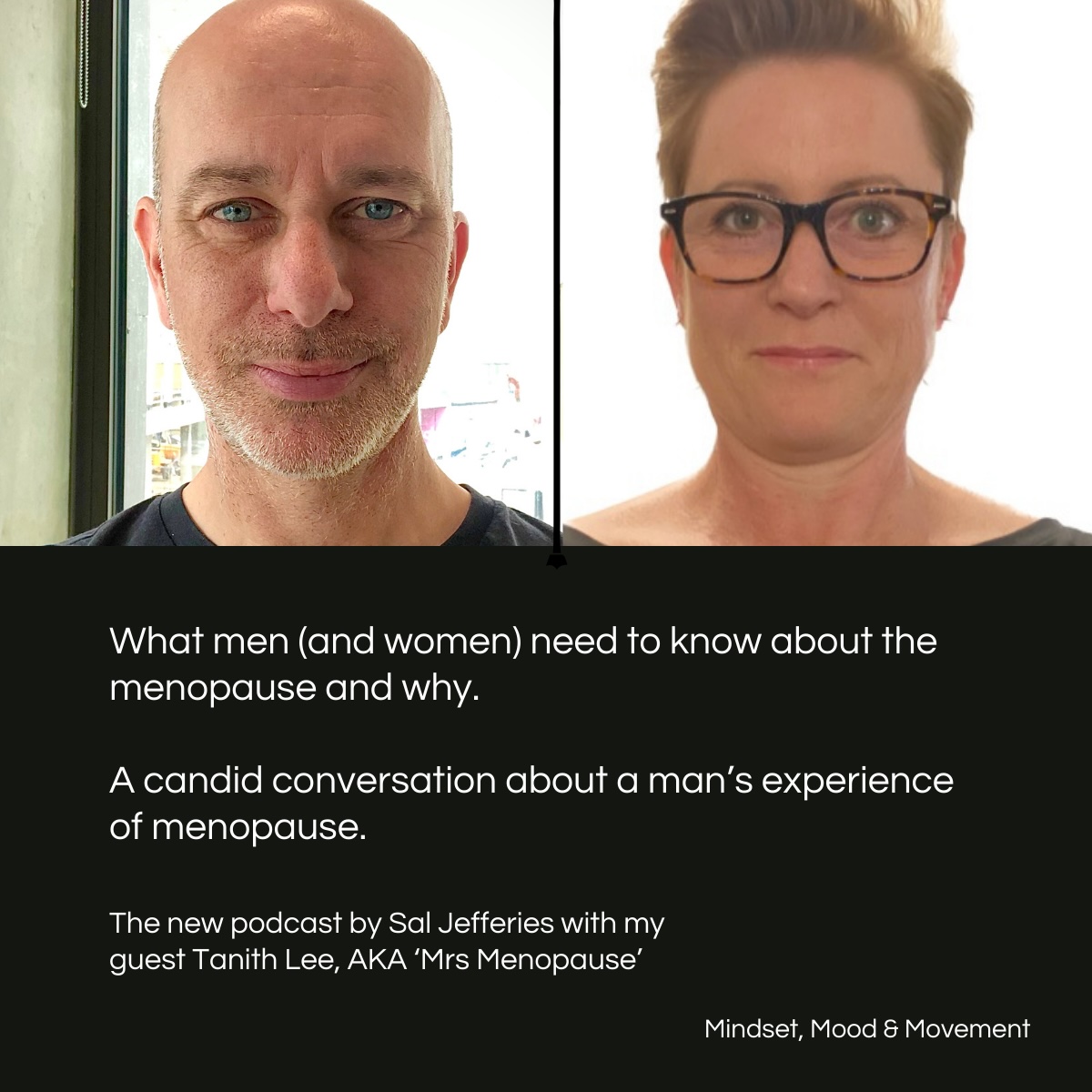 Men, the Mrs & the Menopause - Podcast episode - Tanith Lee - Mrs Menopause